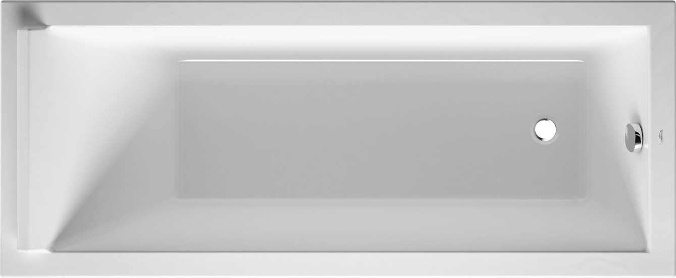 Objetos BIM - ¡Descarga gratis! Starck Bathtub White 1700x700 mm ...