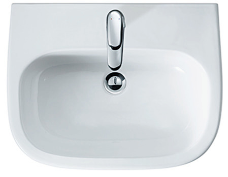 BIM objects - Free download! D-Code Washbasin White High Gloss 650 mm ...